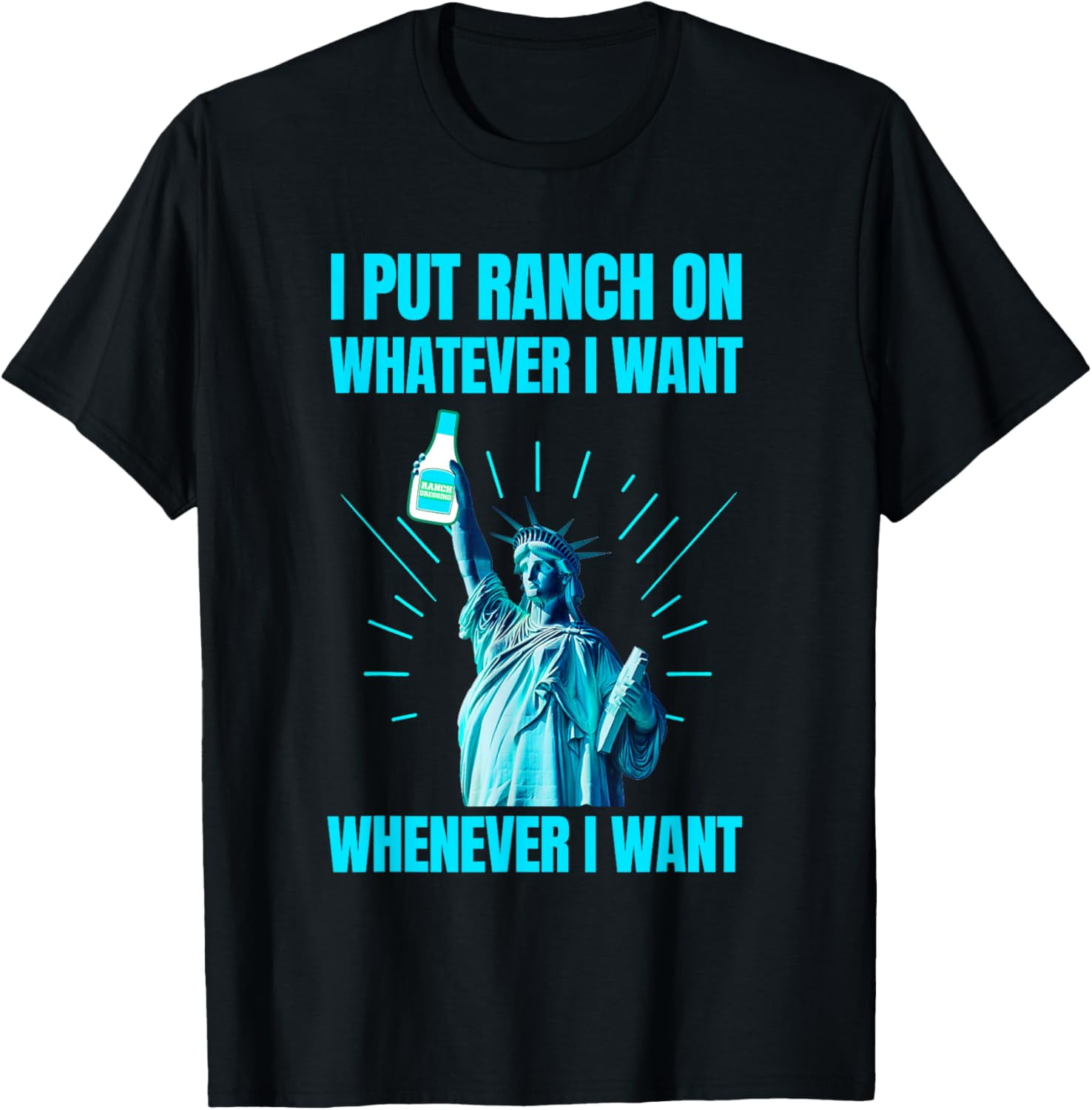 Ranch Dressing Gift Funny Ranch Dressing Sauce Humor T-Shirt - Walmart.com