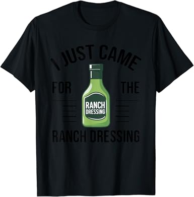 Ranch Dressing Powder Packets Dairy Free Ranch Seasoning T-Shirt ...