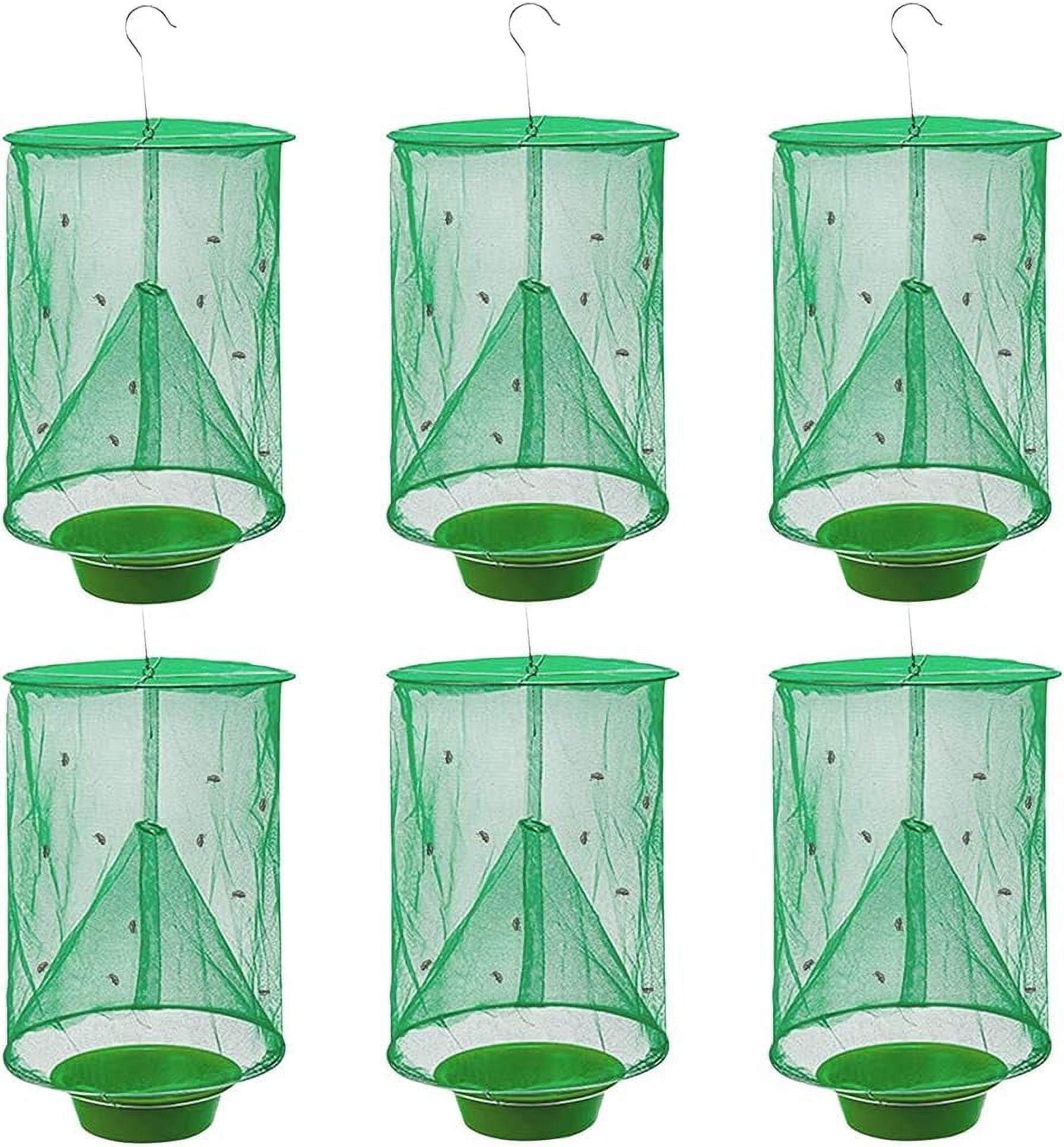 Ranch Fly Trap With Bait Tray , Reusable Fly Trap Flay Catcher Cage For ...