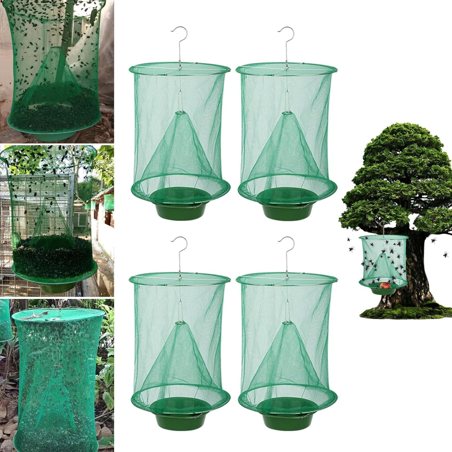 Ranch Fly Traps - Reusable Fly Traps Outdoor Indoor Hanging,Stable Fly ...