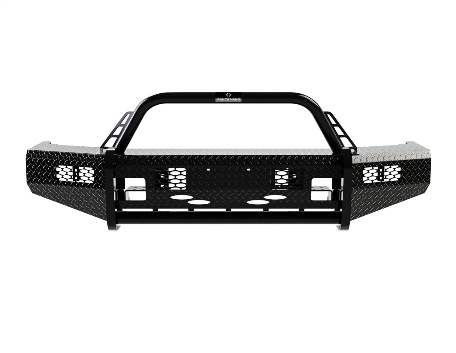 Ranch Hand BSF201BL1 Summit BullNose Series Front Bumper Fits select ...