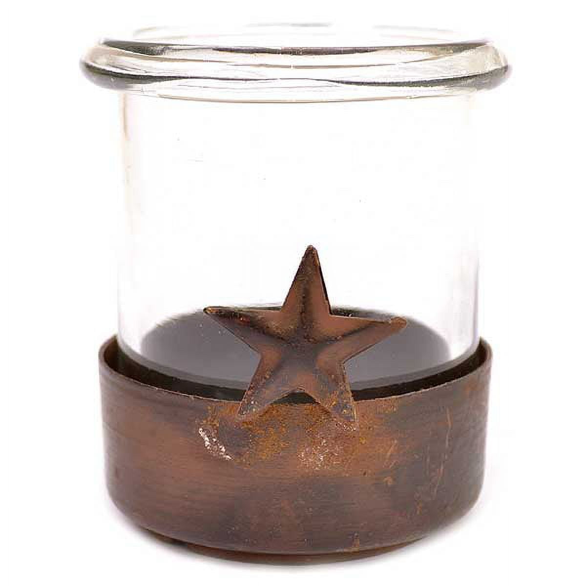 Ranch Holder and Glass Cup 2.75 in. diameter x 3.5 in. tall - Walmart.com