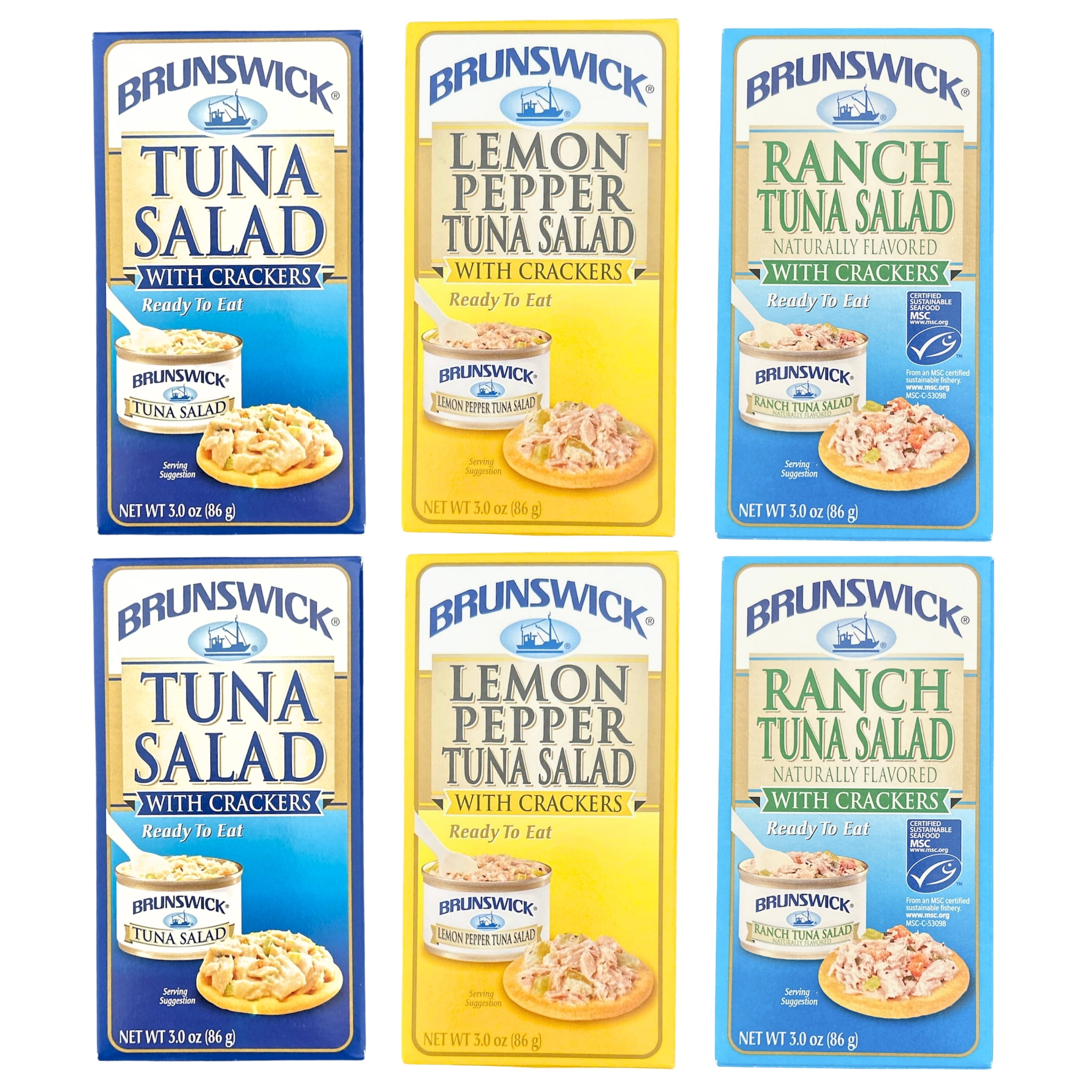 Grancie's Corner Ranch Lemon Pepper Tuna Kit, Crackers, Spreader ...