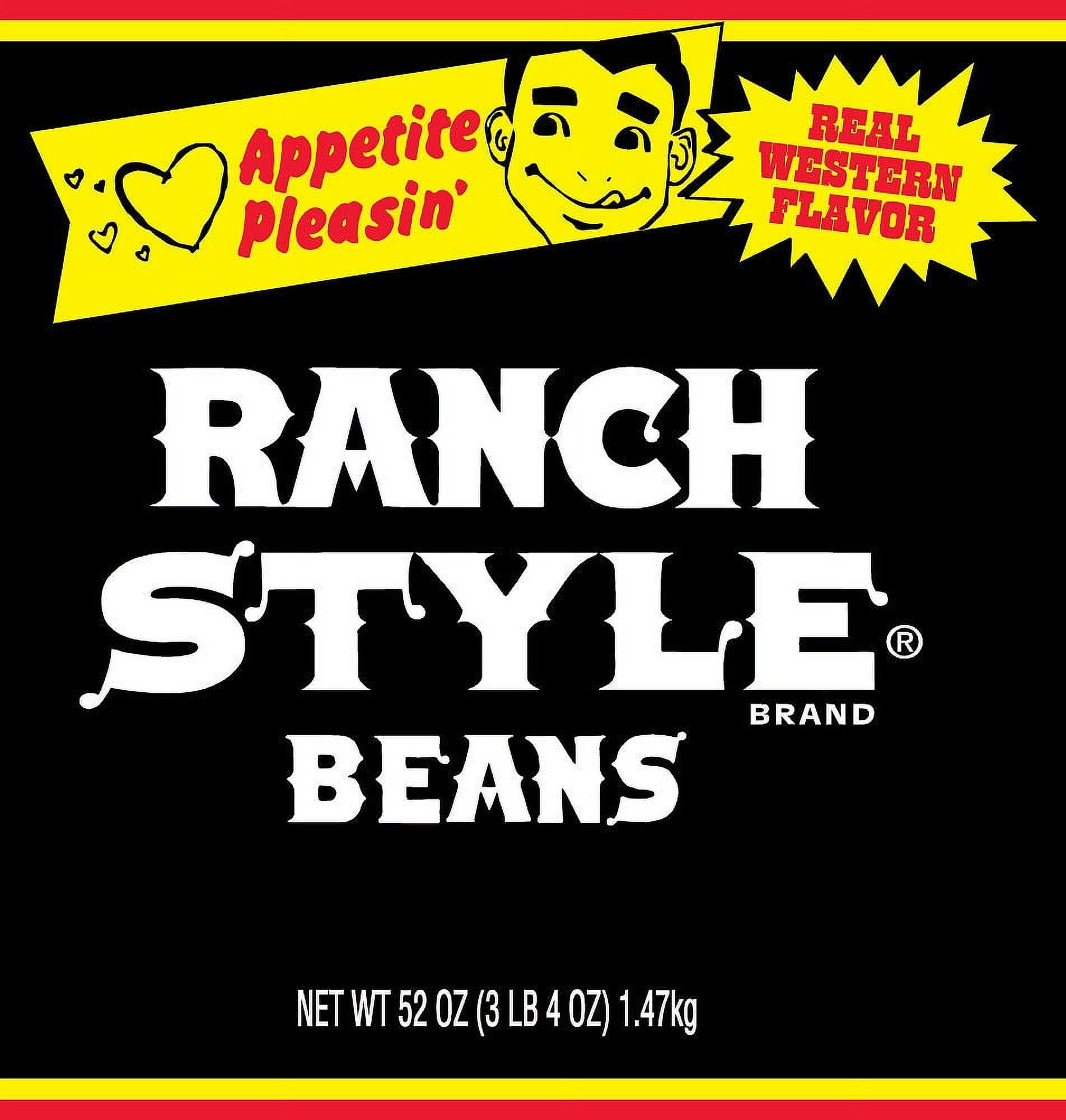 Ranch Style Beans, Canned Beans, 52 oz - Walmart.com