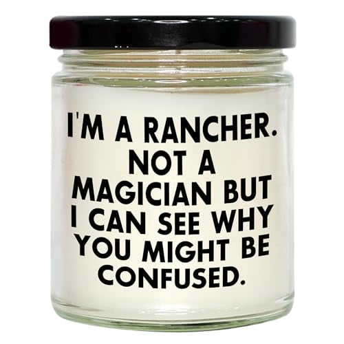 Rancher Gifts - 9oz Vanilla Soy Candle for Graduation with Funny Quote ...