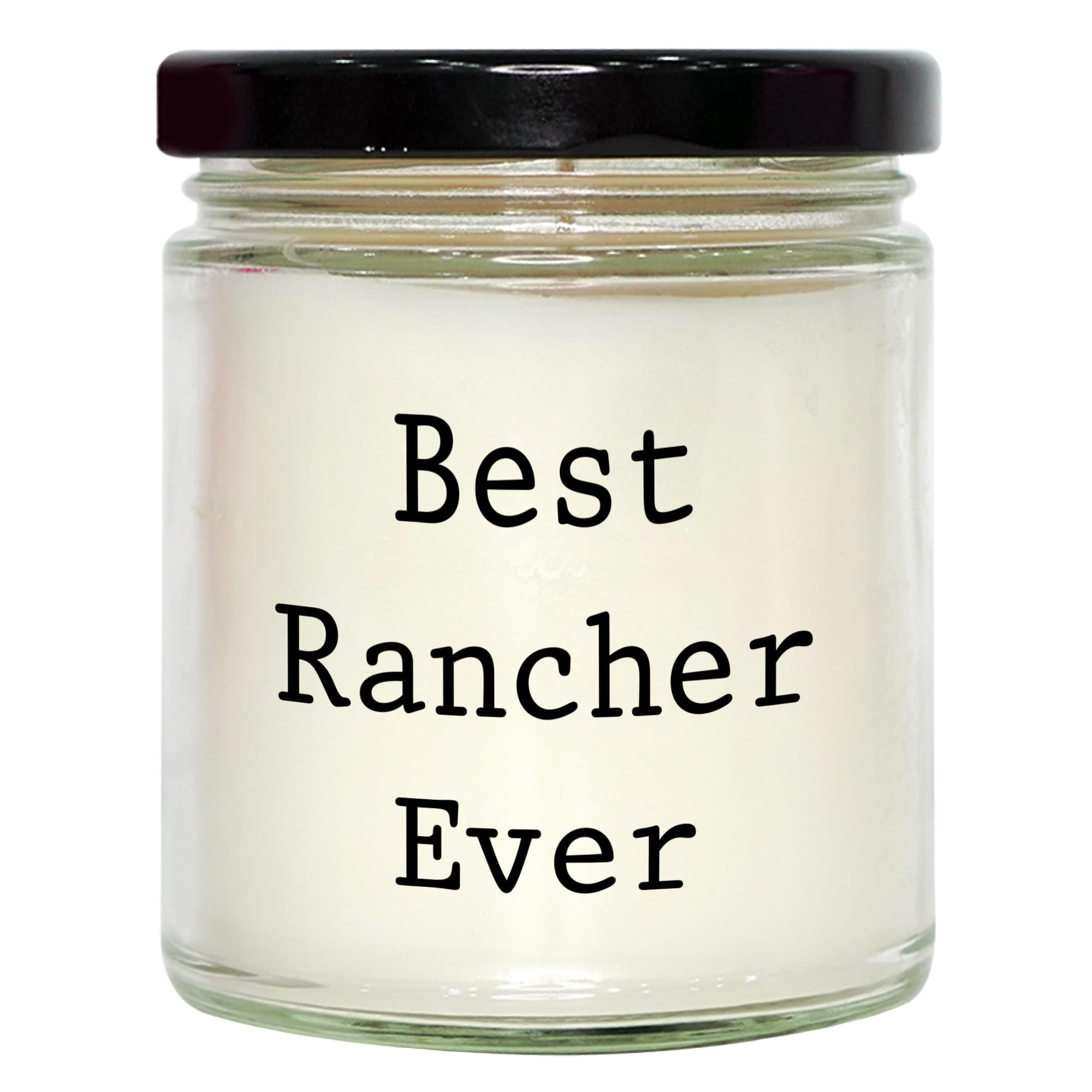Rancher Gifts from Men, Best Rancher Ever 9oz Vanilla Soy Candle for ...