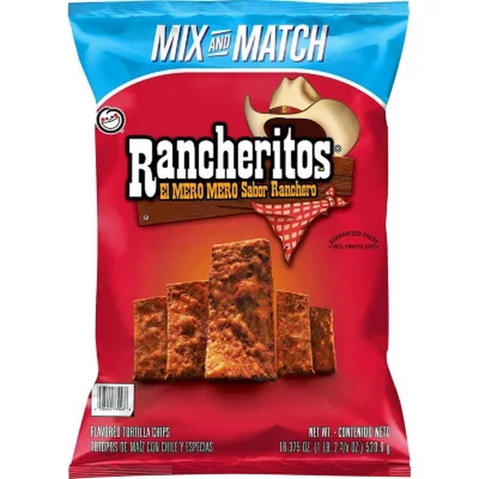 Rancheritos El Mero Sabor Rancero Flavored Tortilla Chips, 18.37 Oz ...