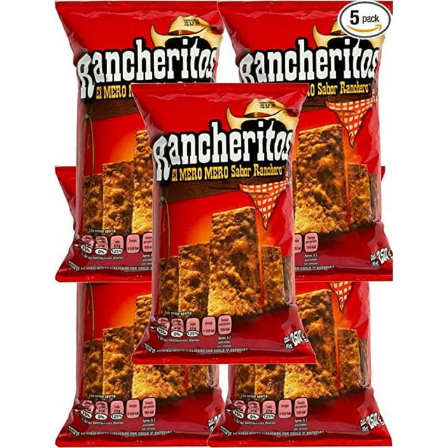 Rancheritos Mexican Style Corn Chips Snack with Chili and Spices, 5 ...