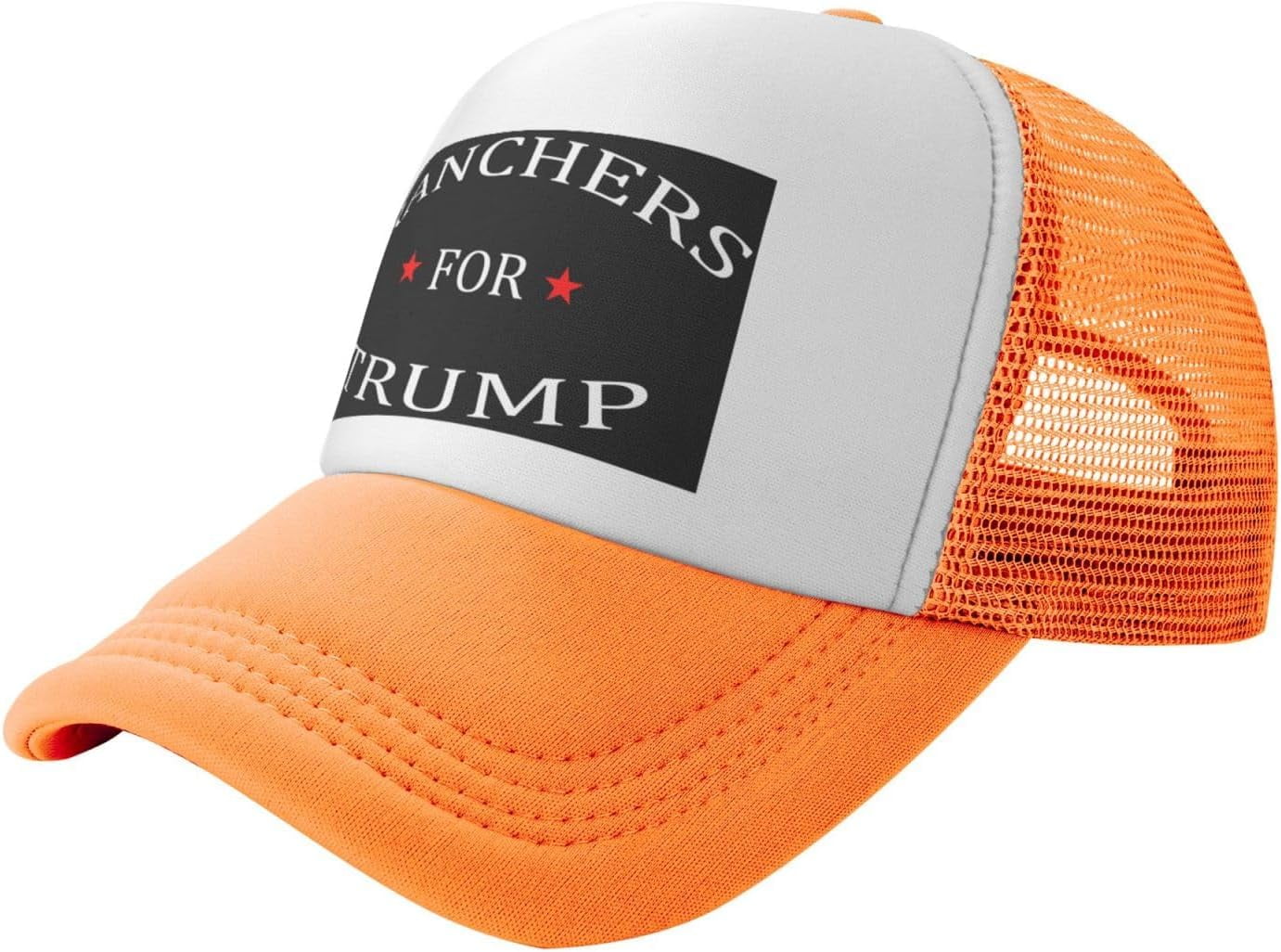 Ranchers for Trump 2024 Unisex Baseball Hat Vintage Mesh Trucker Cap ...