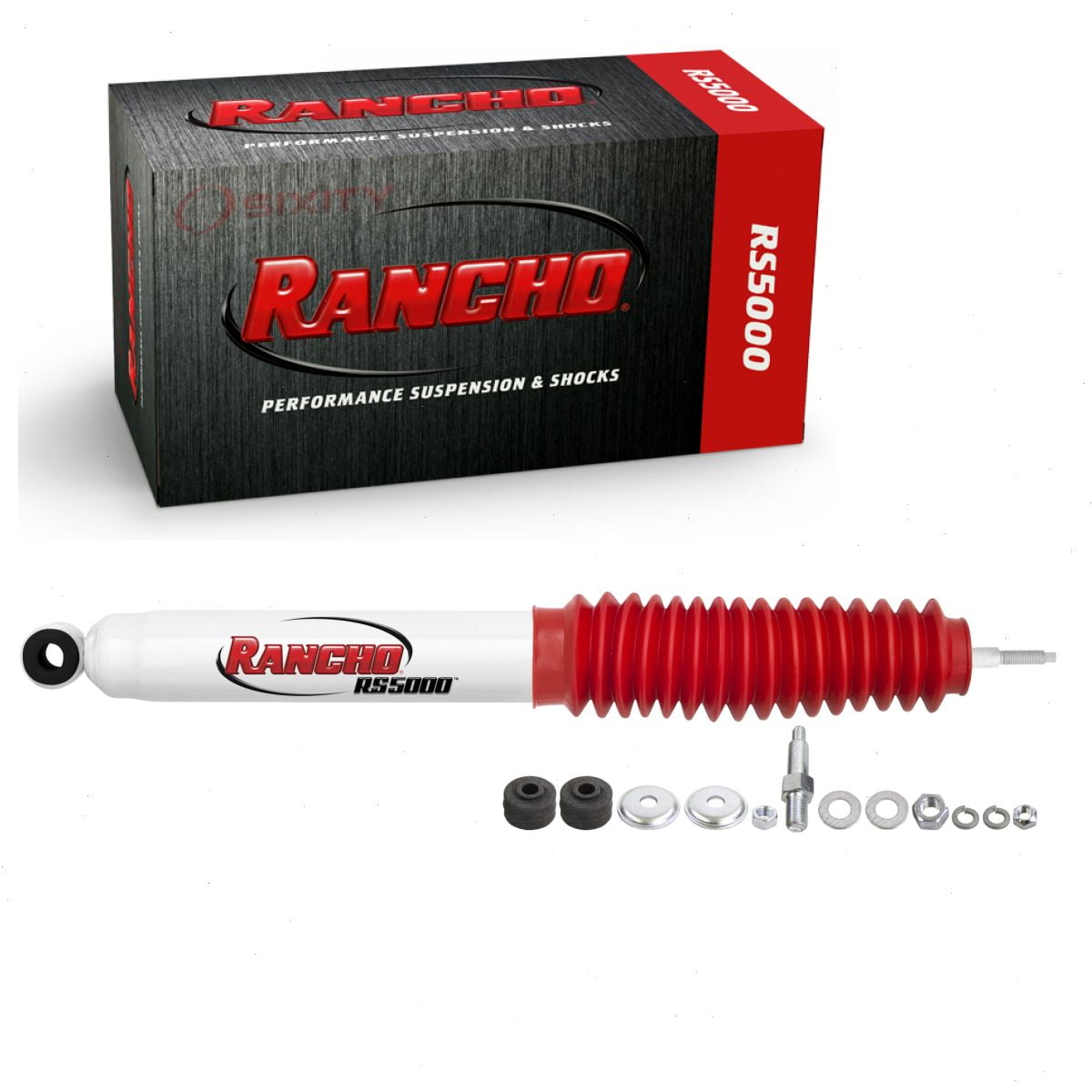 Rancho Front RS5000 Steering Damper compatible with Jeep Wrangler 2007 ...
