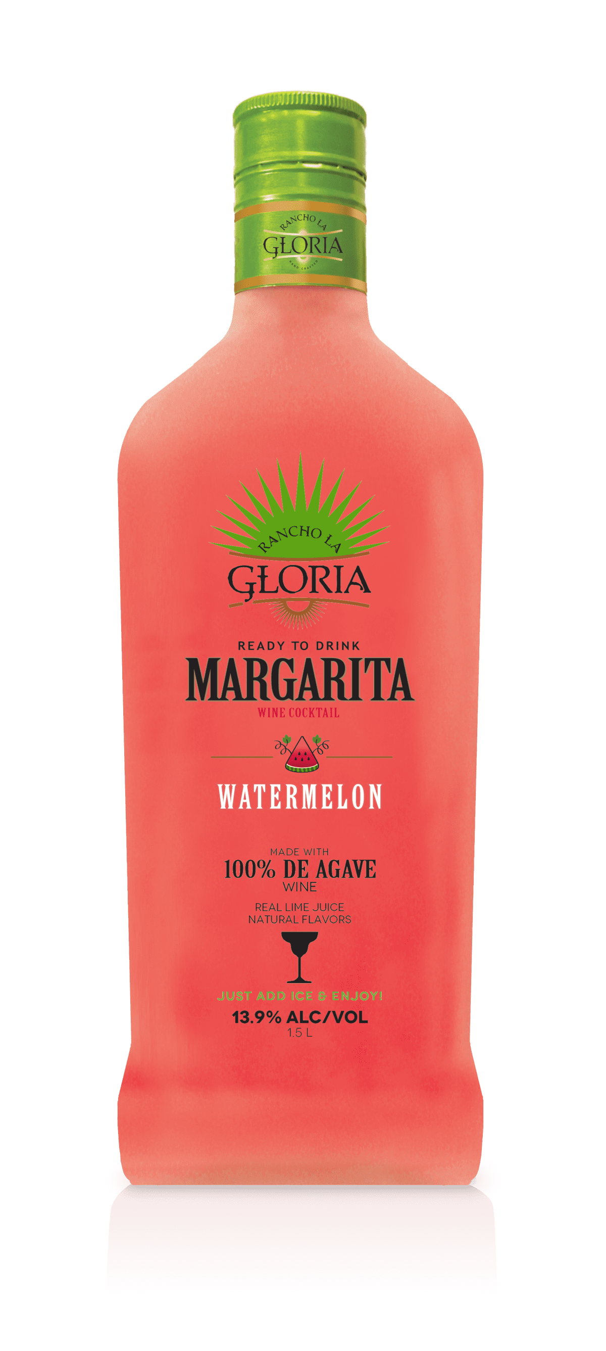 Rancho La Gloria Watermelon Margarita Wine Cocktail, 13.9% ABV, 1.5L ...