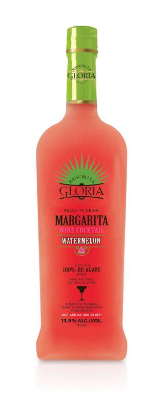 Rancho La Gloria Watermelon Margarita Wine Cocktail, 13.9% ABV, 750ml ...