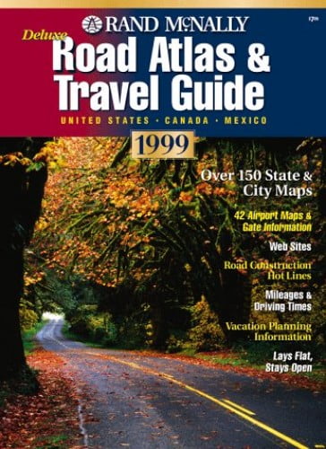 Pre-Owned Rand McNally Deluxe Road Atlas & Travel Guide 1999: United ...