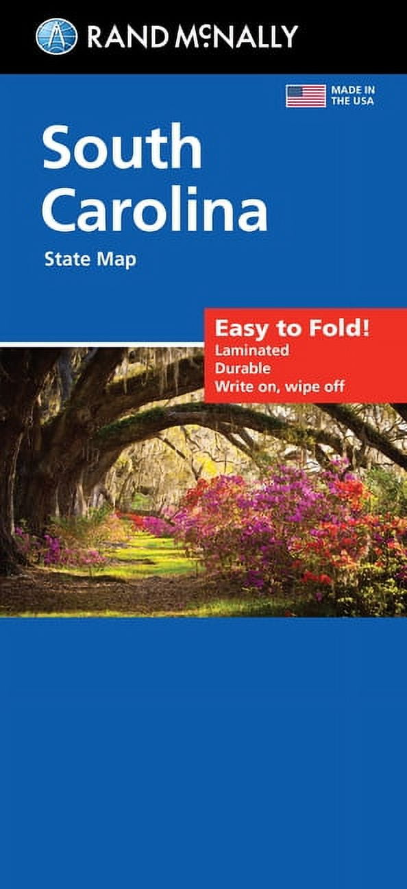 Rand McNally Easy to Fold: South Carolina State Laminated Map ...