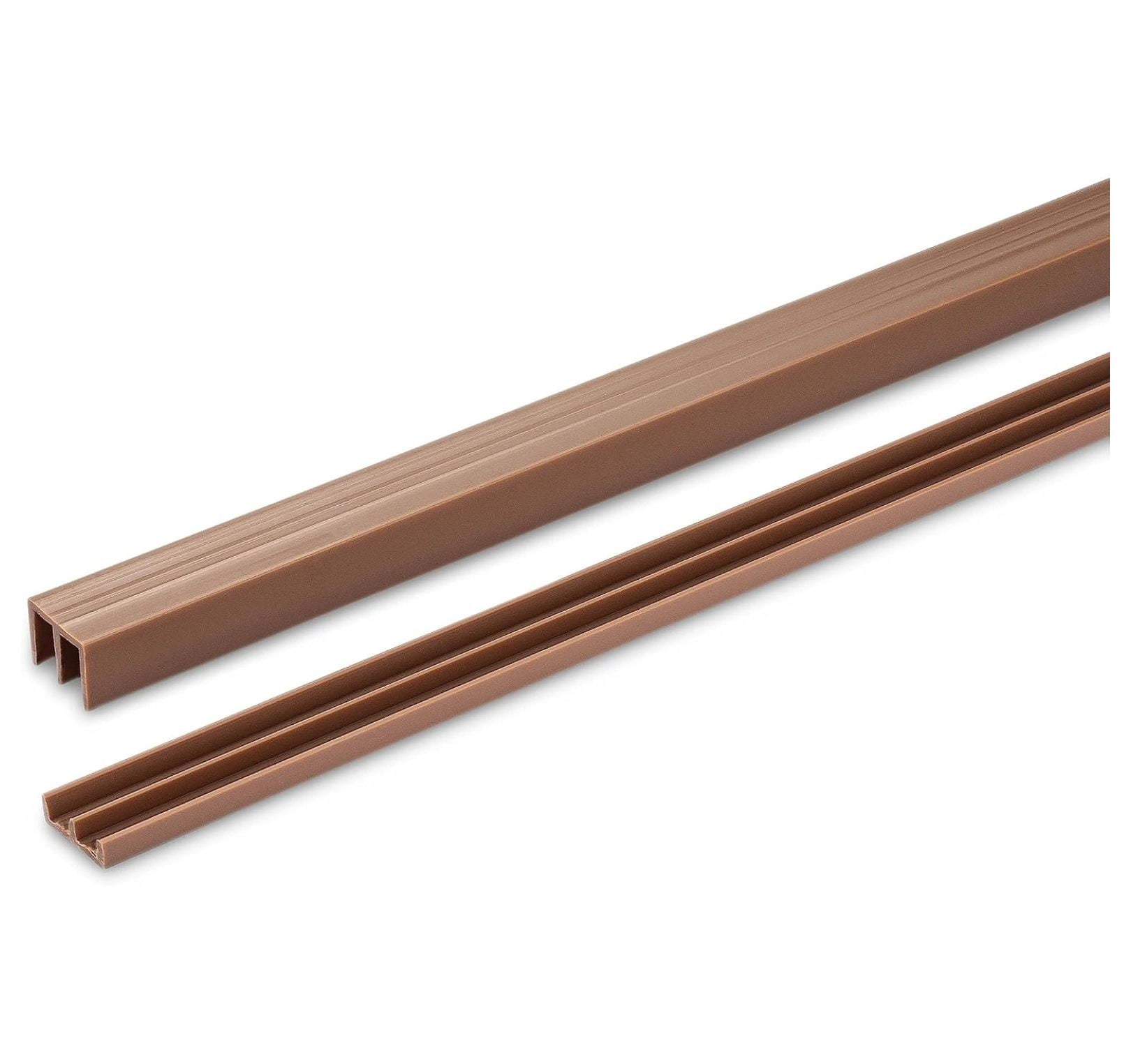 Randall Manufacturing 1/4" Plastic Sliding Door Track (Tan, 6 FT Long ...