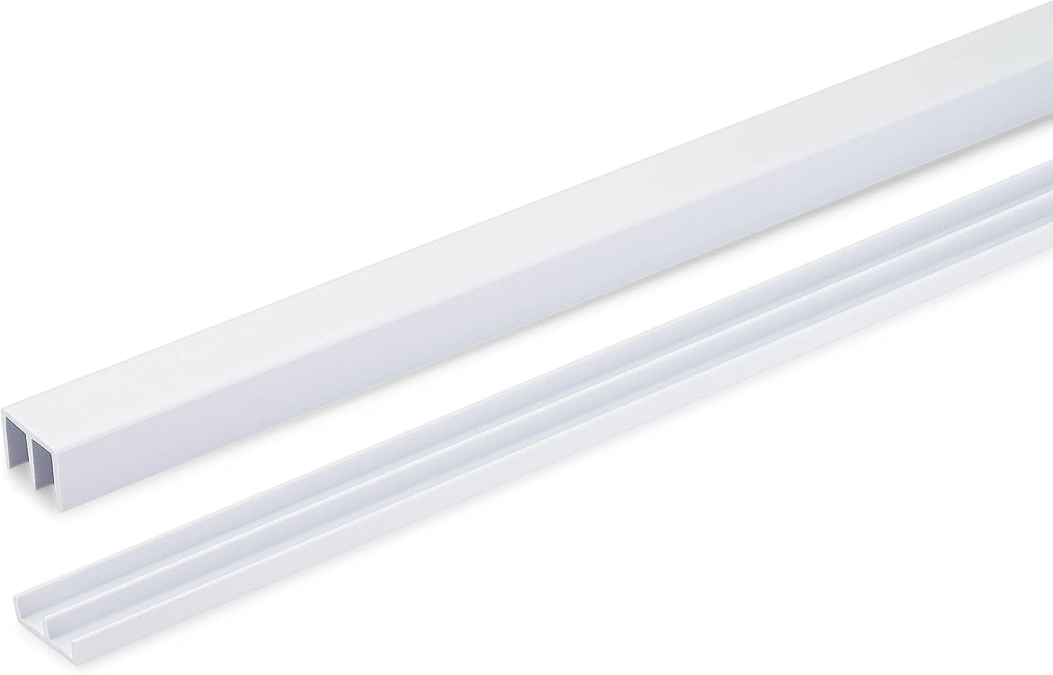 Randall Manufacturing 1/4" Plastic Sliding Door Track (White, 4 FT Long ...