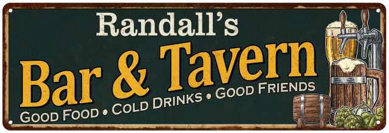 Randall's Bar and Tavern Green Sign Man Cave 8x24 108240003429 ...