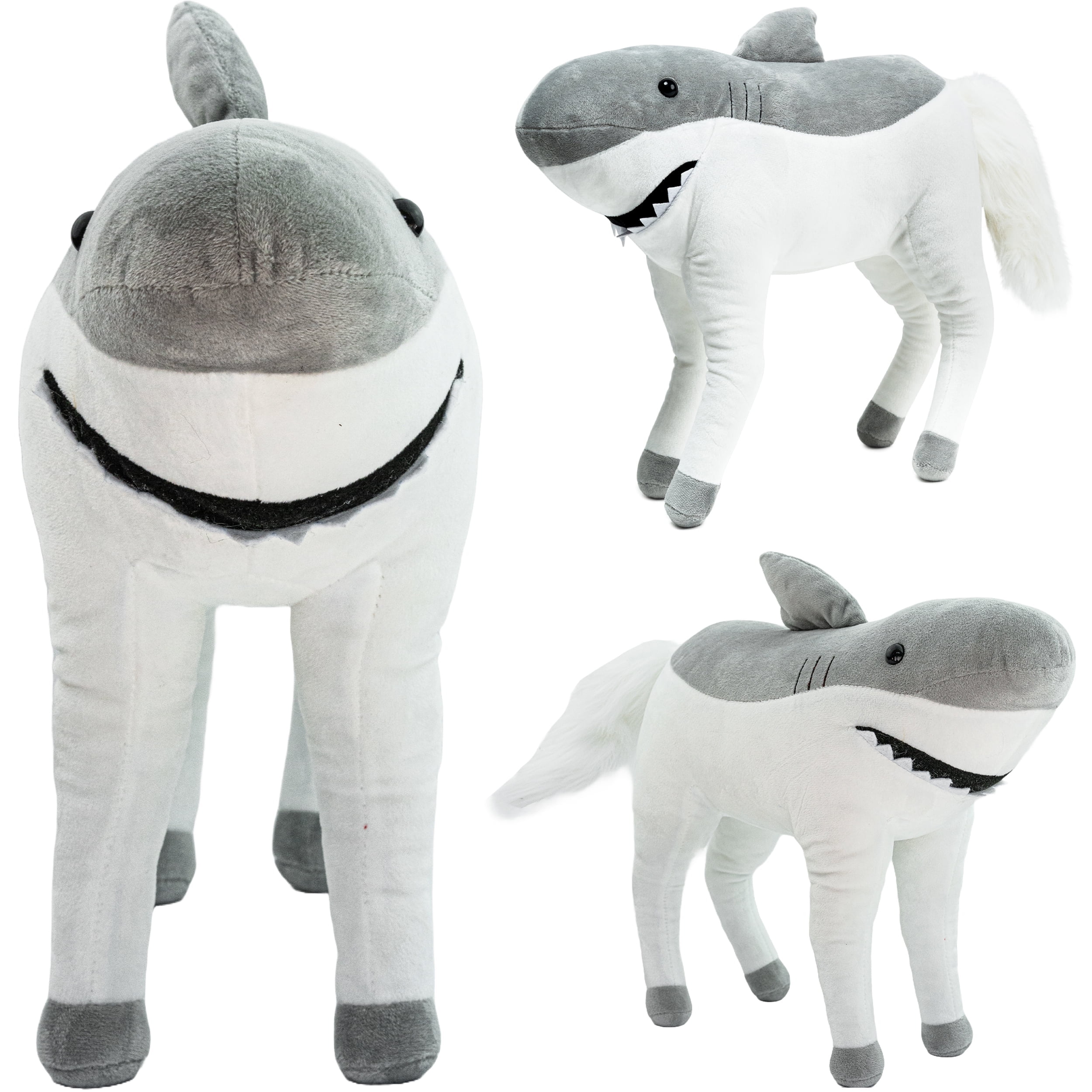 Randimals Plush Toy Stuffed Animal Mix - Horse & Shark Hybrid Stuffed ...