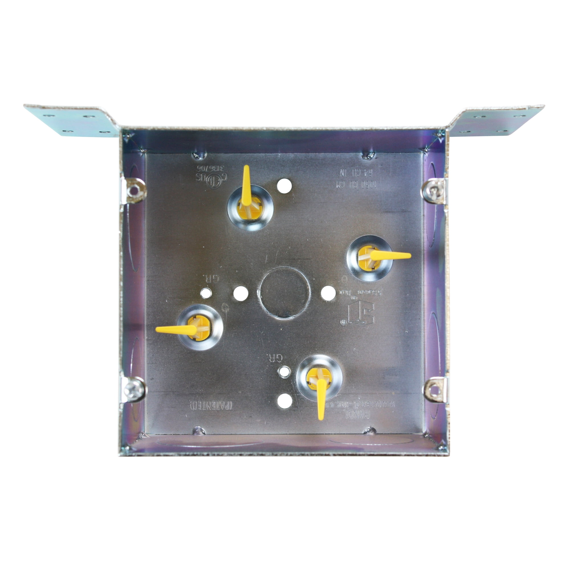 Randl T-55057 5 Square Telecommunications Outlet Box Cable Organizer ...