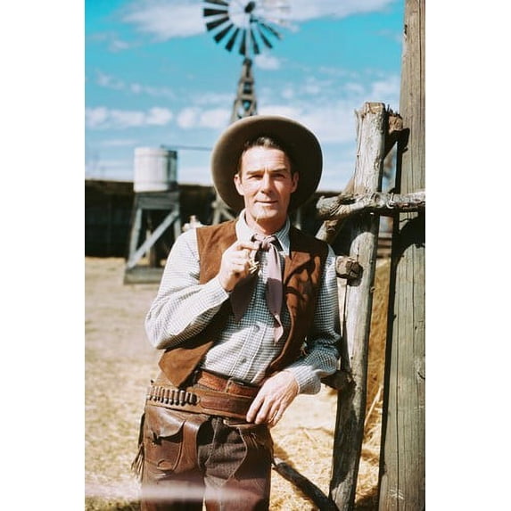 Randolph Scott Rare Western Publicit Y Color 24x36 Poster - Walmart.com