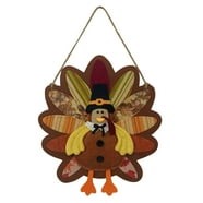 16" Lighted Thanksgiving Turkey with Pilgrim Hat Window Silhouette ...