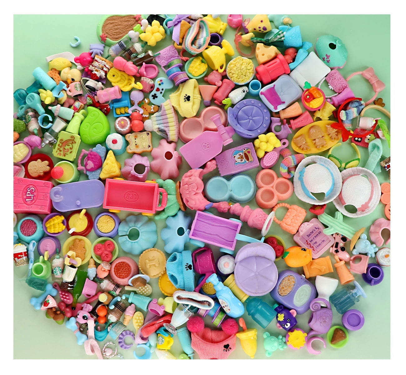 Random 25 PCS Cute Toys Accessories Pack Lot Snowflake Mugs Water ...