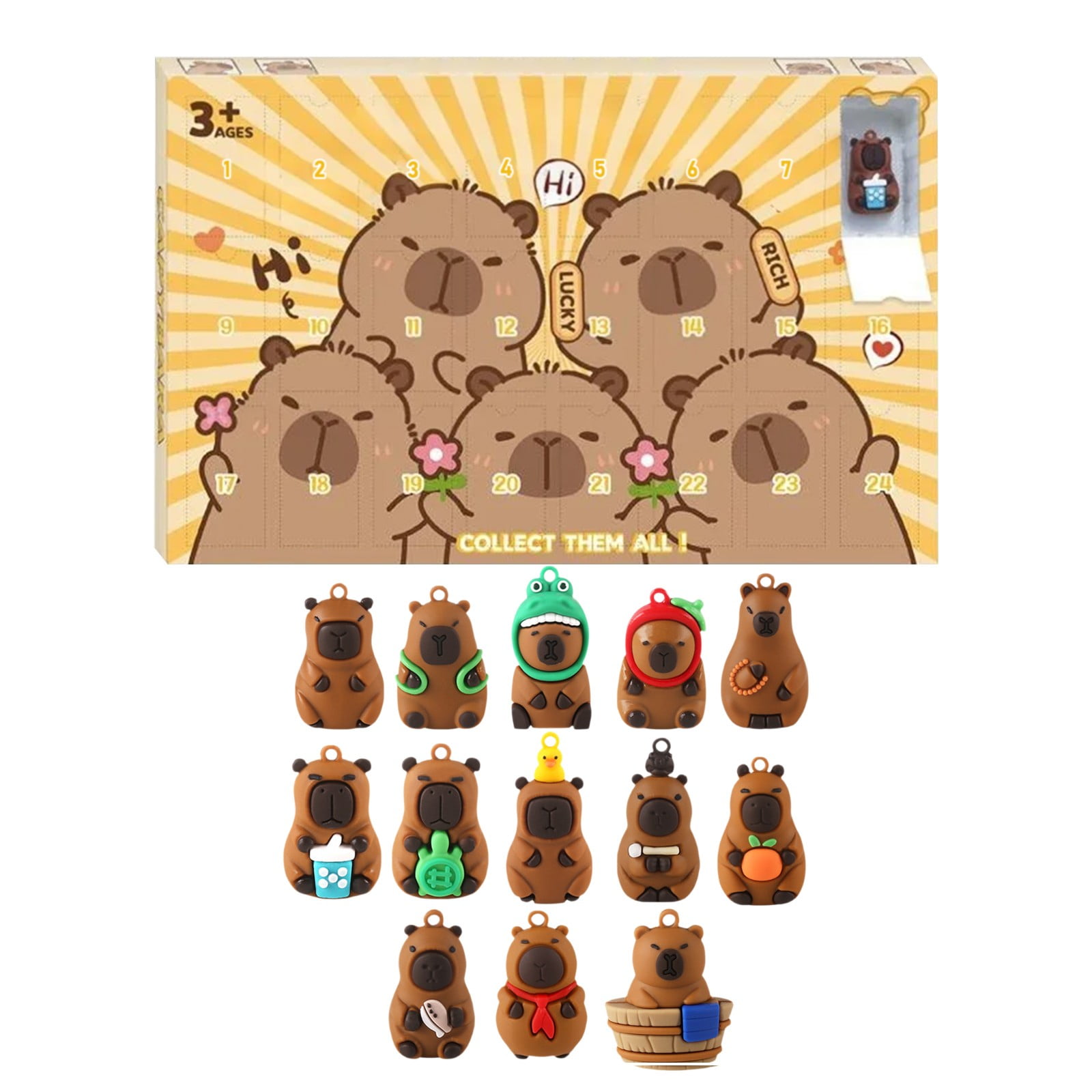 Random 3D Hand-made Office Toys 24-piece Set Children's Gift, Collect ...