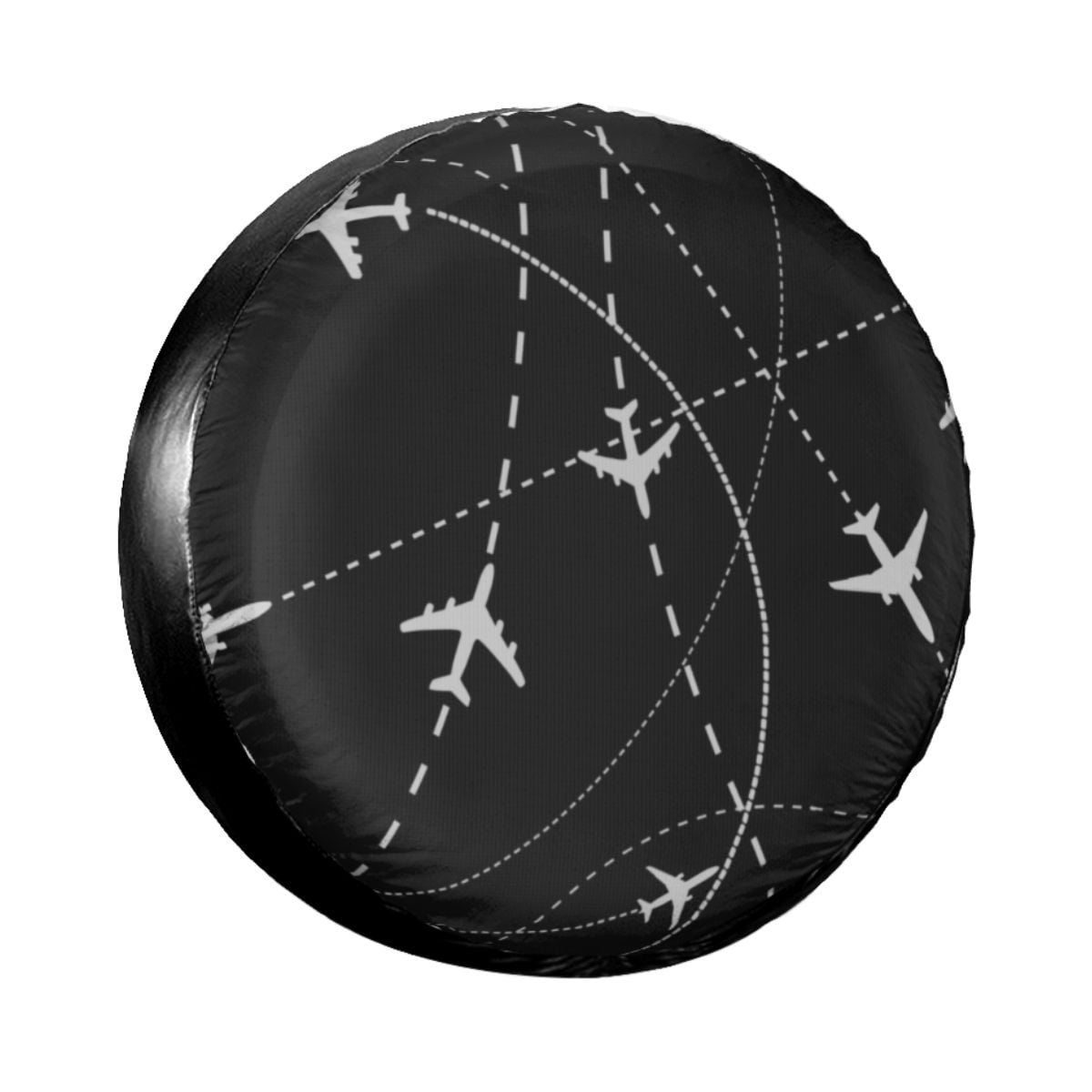 Random Airplanes Pattern Spare Tire Cover for Hummer Custom Aviation ...