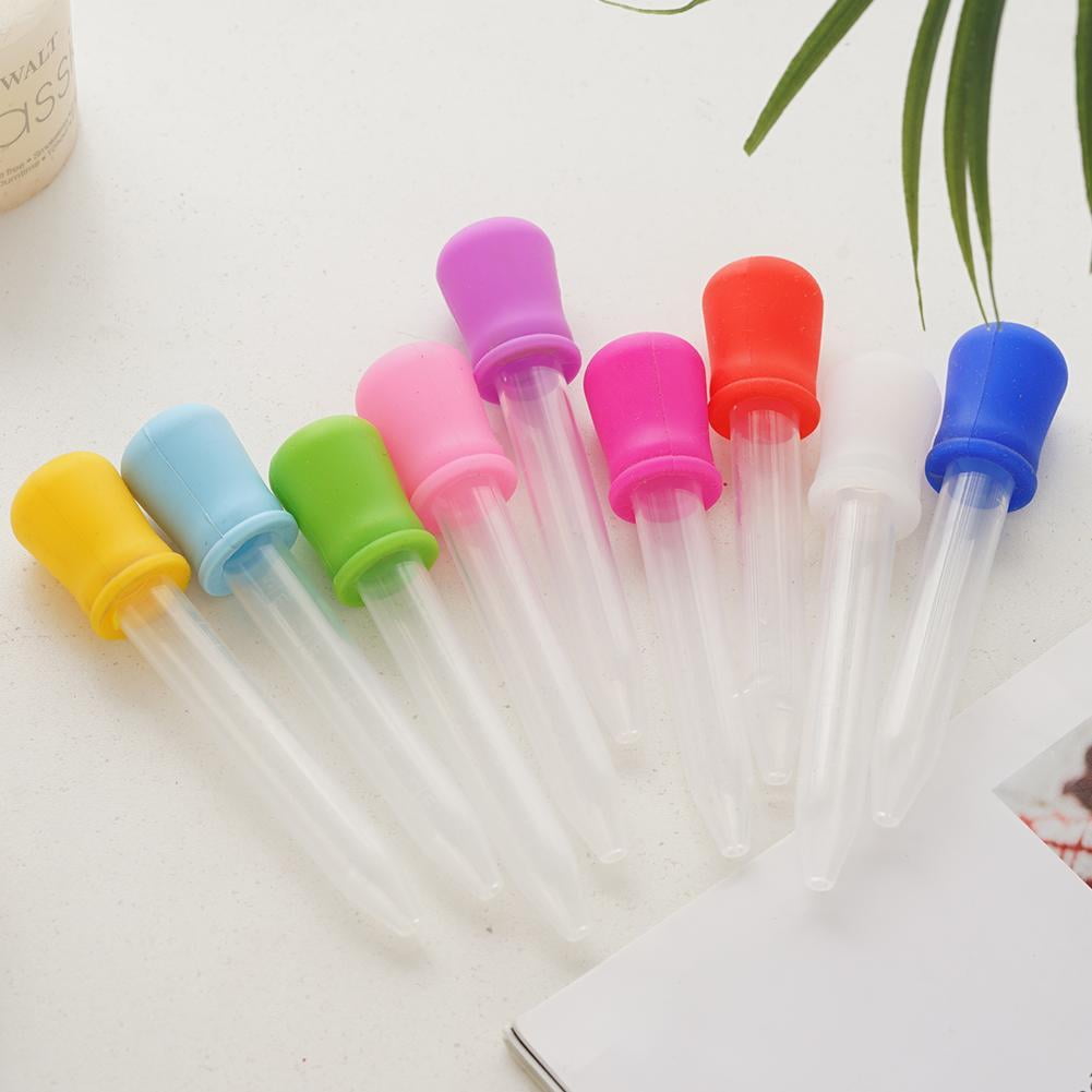Random Color 5ml Silicone Dropper Children'S Dropper Medicine Feeder ...
