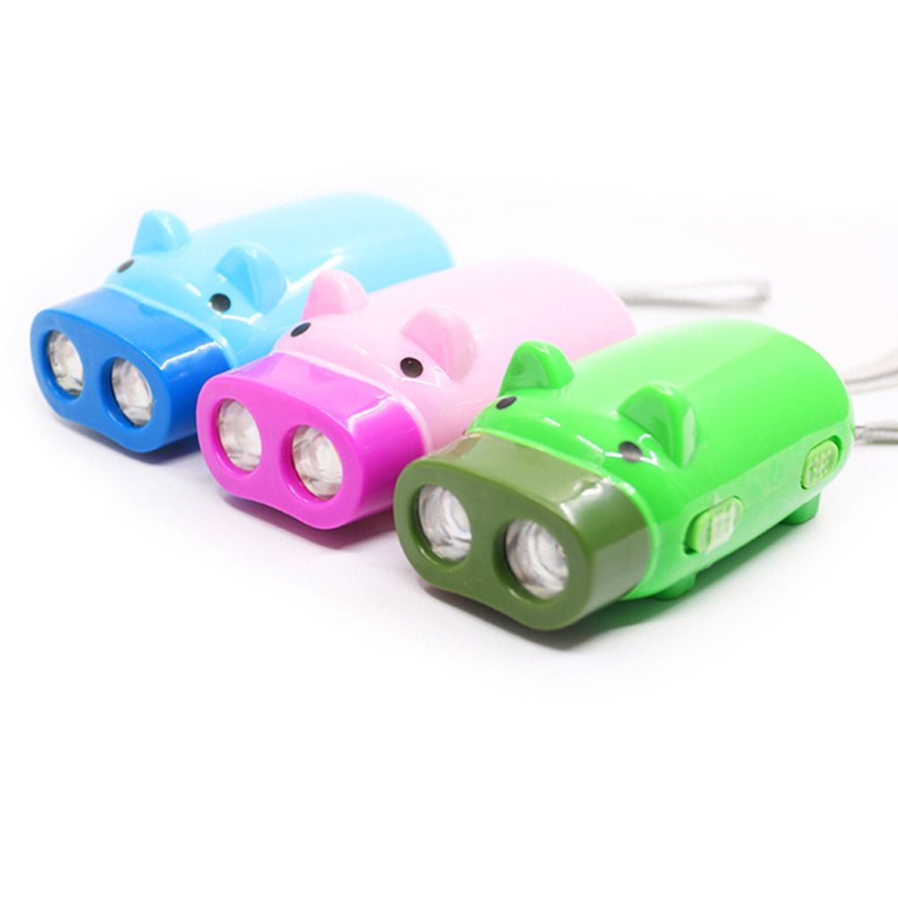 Random Color Cute Hand-cranked Self-generating Led Emergency Light ...