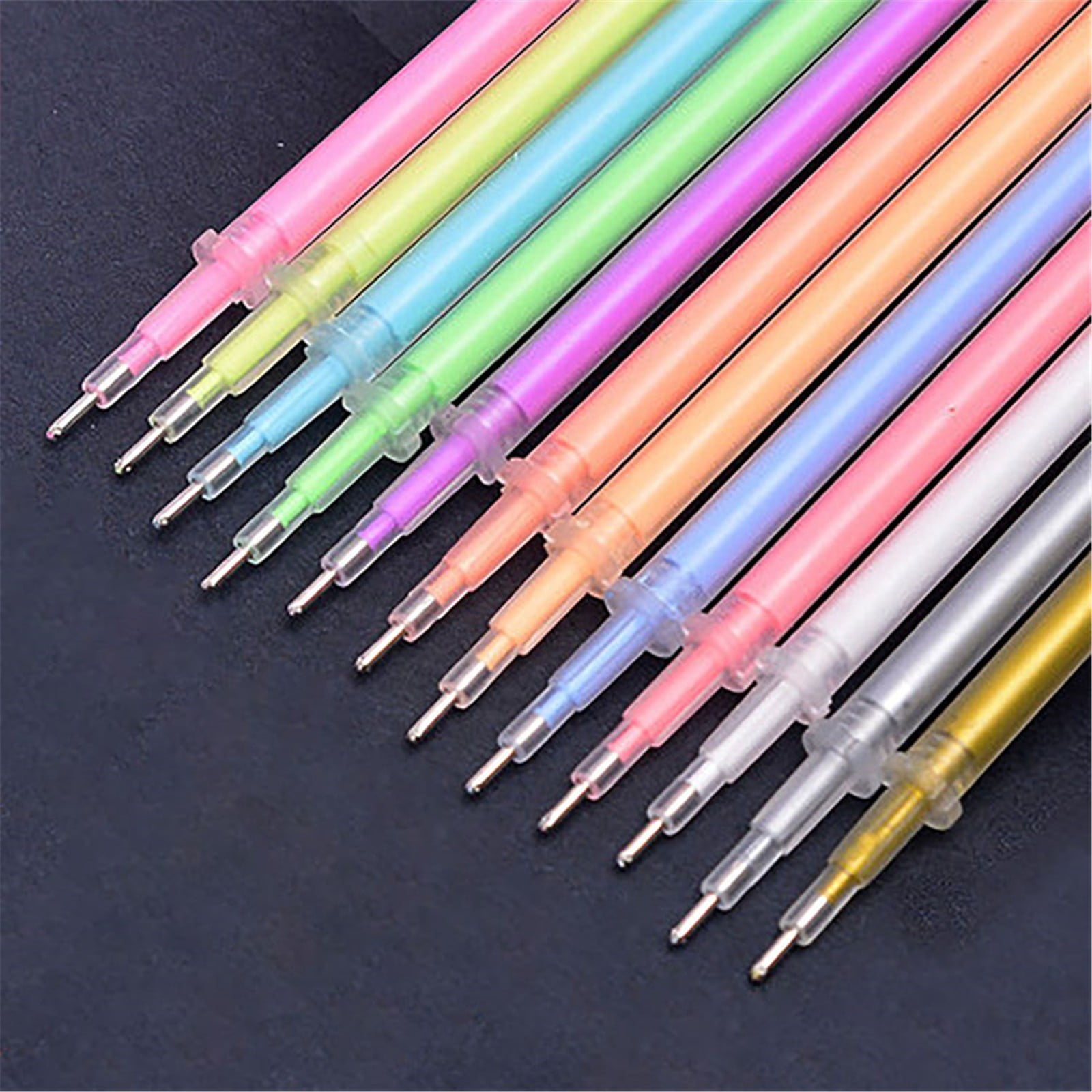 Random Color Premium Glitter Gel Pen 0. 8mm Medium Point Glitter ...
