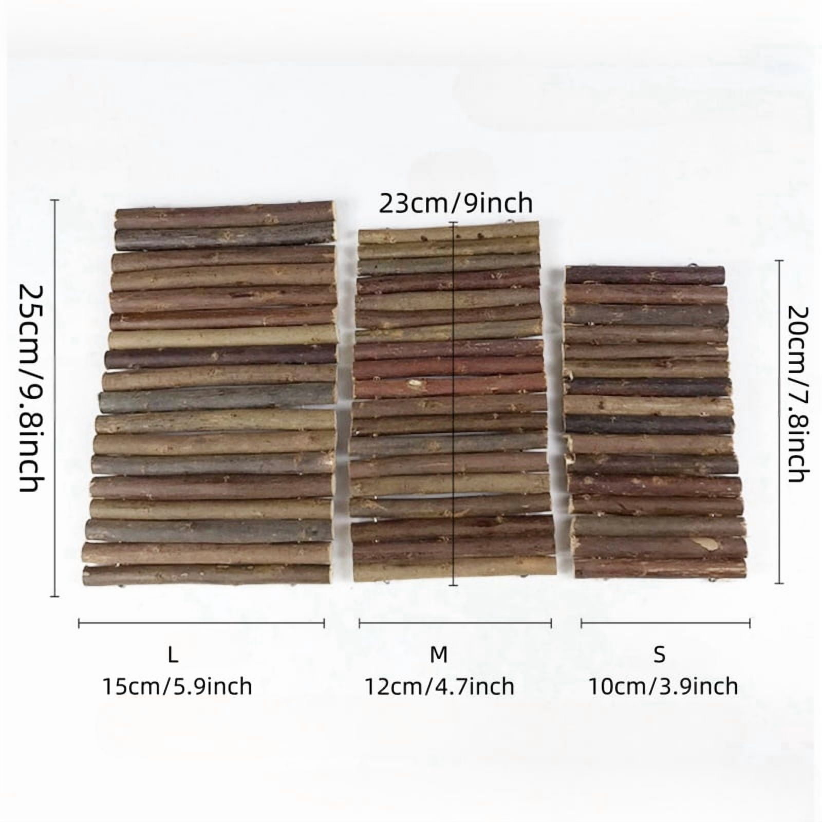 Random Color Small Pet Molar Willow Branch Rabbit Chew Toys Hamster ...