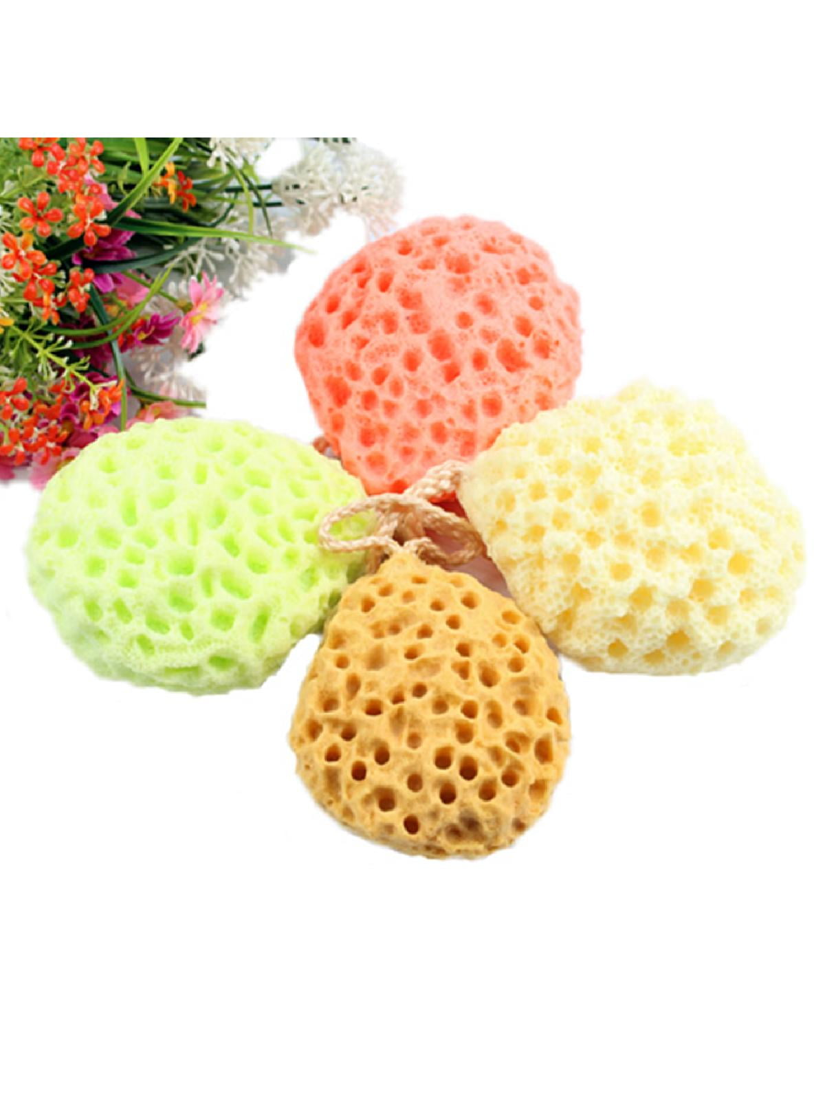 Random Colors Soft Bath Ball Bath Scrubber Shower Spa Sponge Body ...