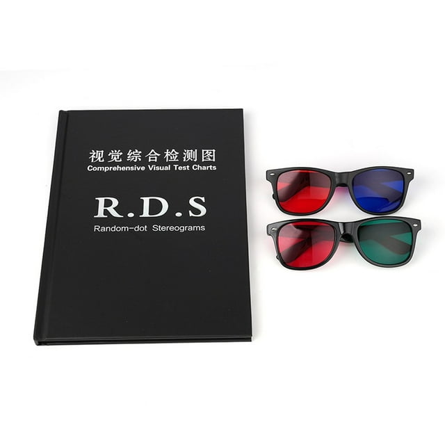 Random Dot Stereogram Comprehensive Vision Test Chart Astigmatism Book ...
