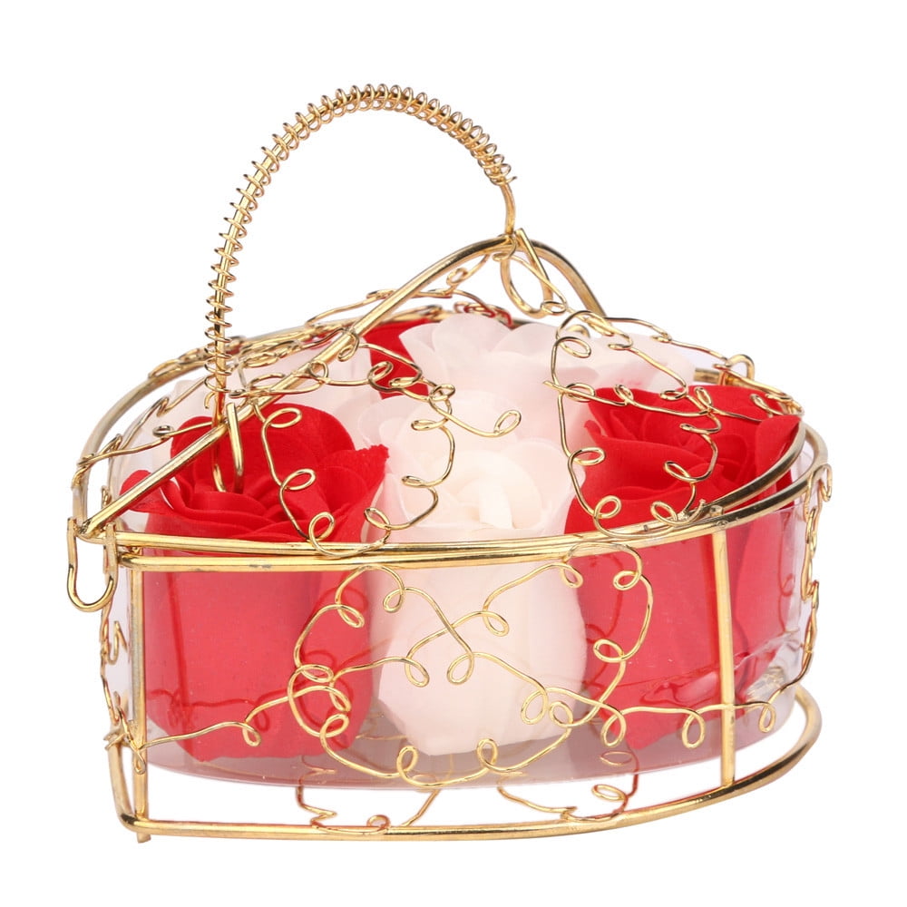 Random Heart Scented Small Bathroom Storage Cabinet Bath Body Petal ...