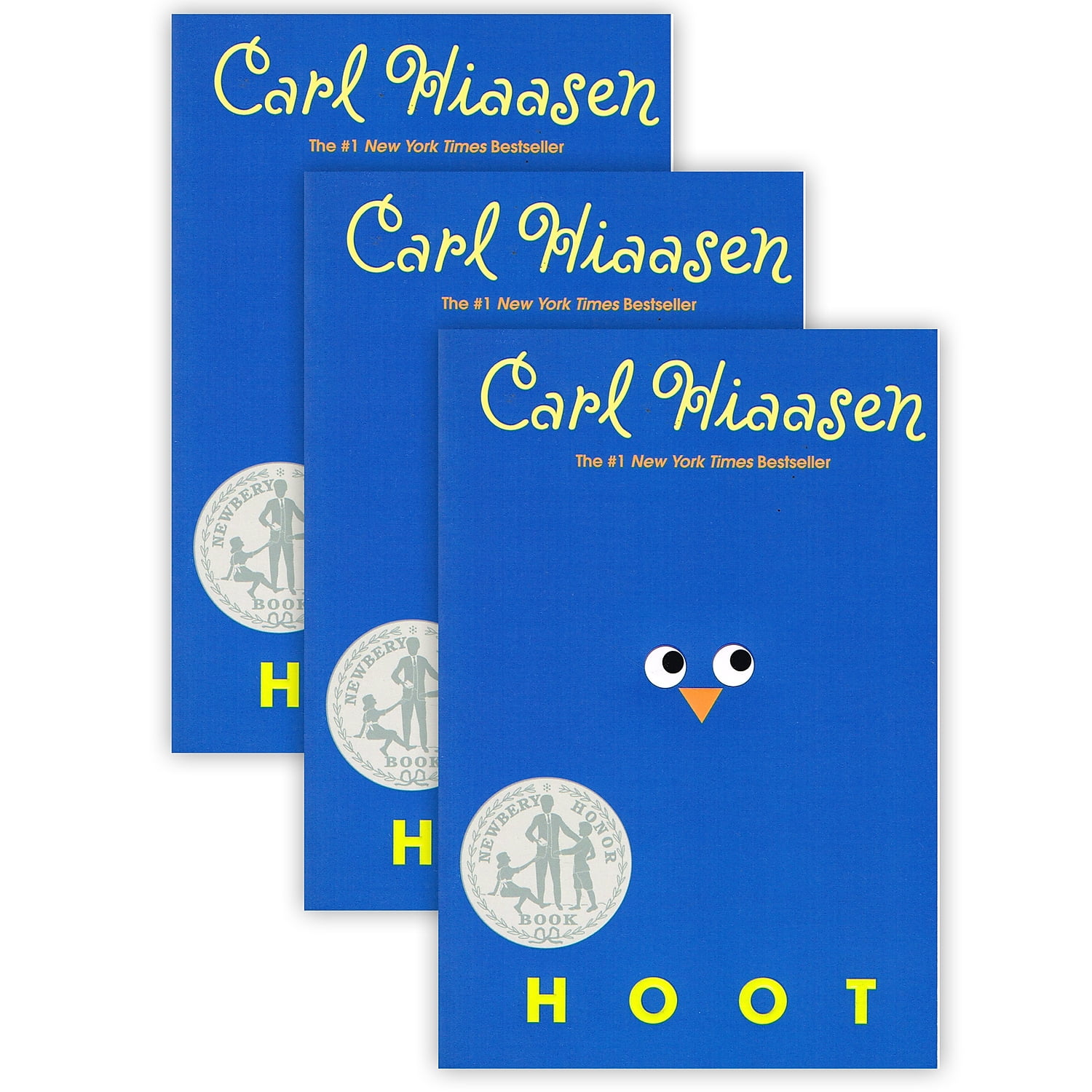 Hoot by Carl Hiaasen Pack of 3 (RH-9780440419396-3) - Walmart.com