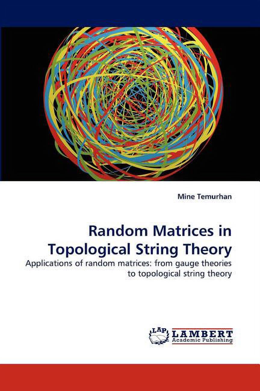 Random Matrices in Topological String Theory (Paperback) - Walmart.com