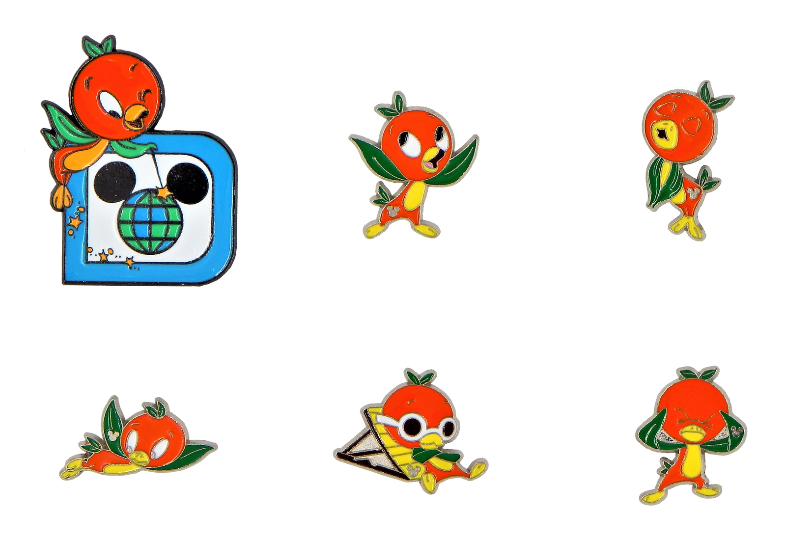 Randomly Selected Florida Orange Bird Pins Disney Park Trading Pin Set ...