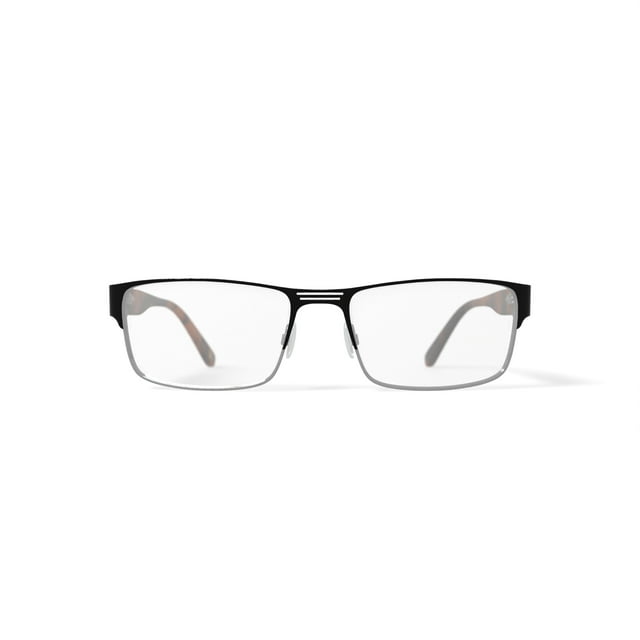 Randy Jackson Men's RJ 1055 Prescription Eyeglasses with Case, Black ...