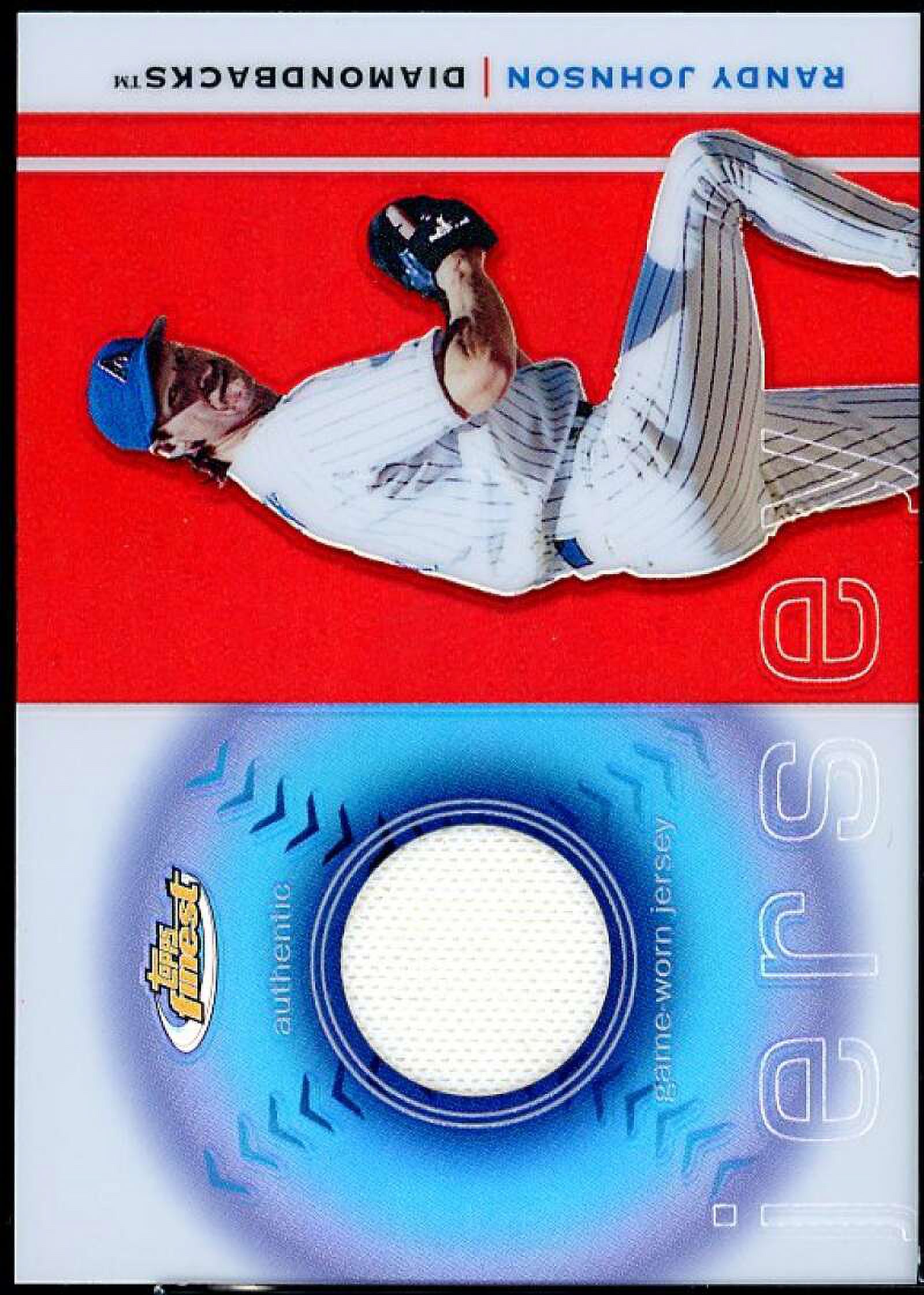 Randy Johnson Card 2003 Finest Uniform Relics #RJ - Walmart.com