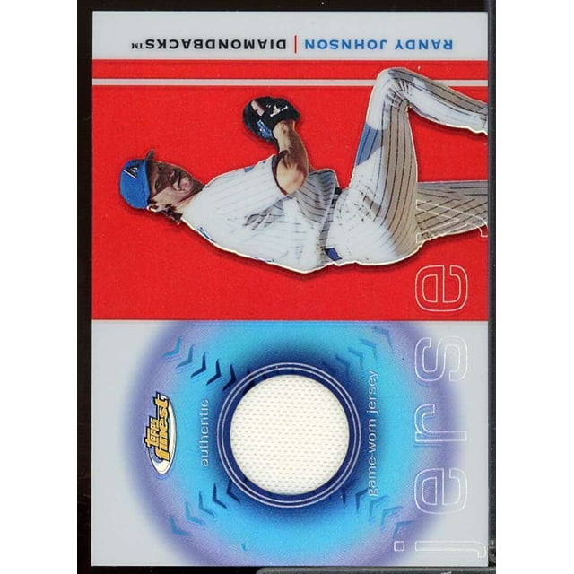 Randy Johnson H Card 2003 Finest Uniform Relics #RJ - Walmart Business ...