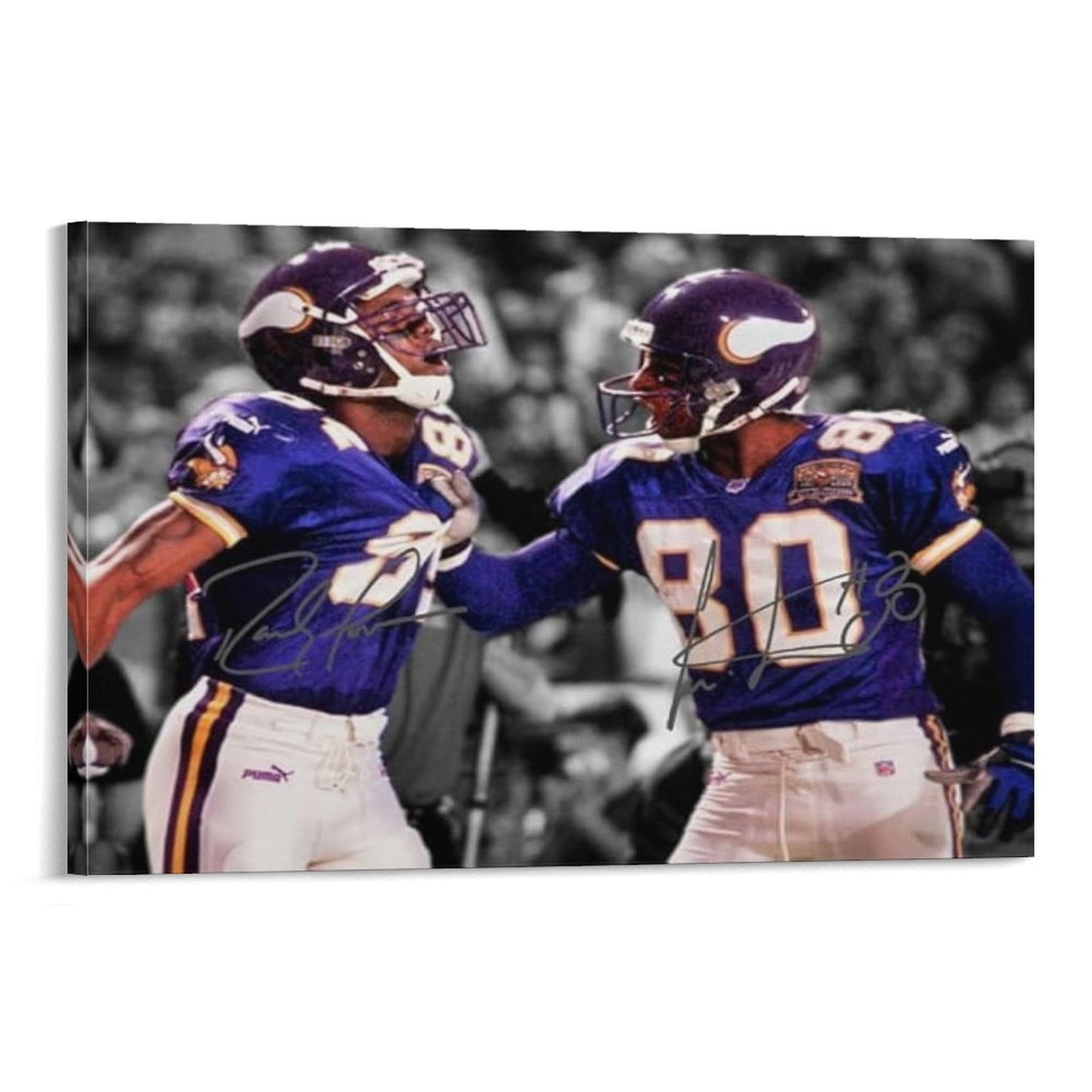 Randy Moss Cris Carter Wall Art Poster Scroll Canvas Painting Picture ...