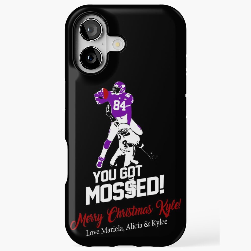 Randy Moss Sports Humor You Got Mossed Quote with iPhone 17 through 11 ...