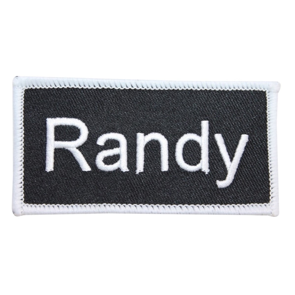 Randy Name Tag Patch Uniform ID Work Shirt Badge Embroidered Iron On ...