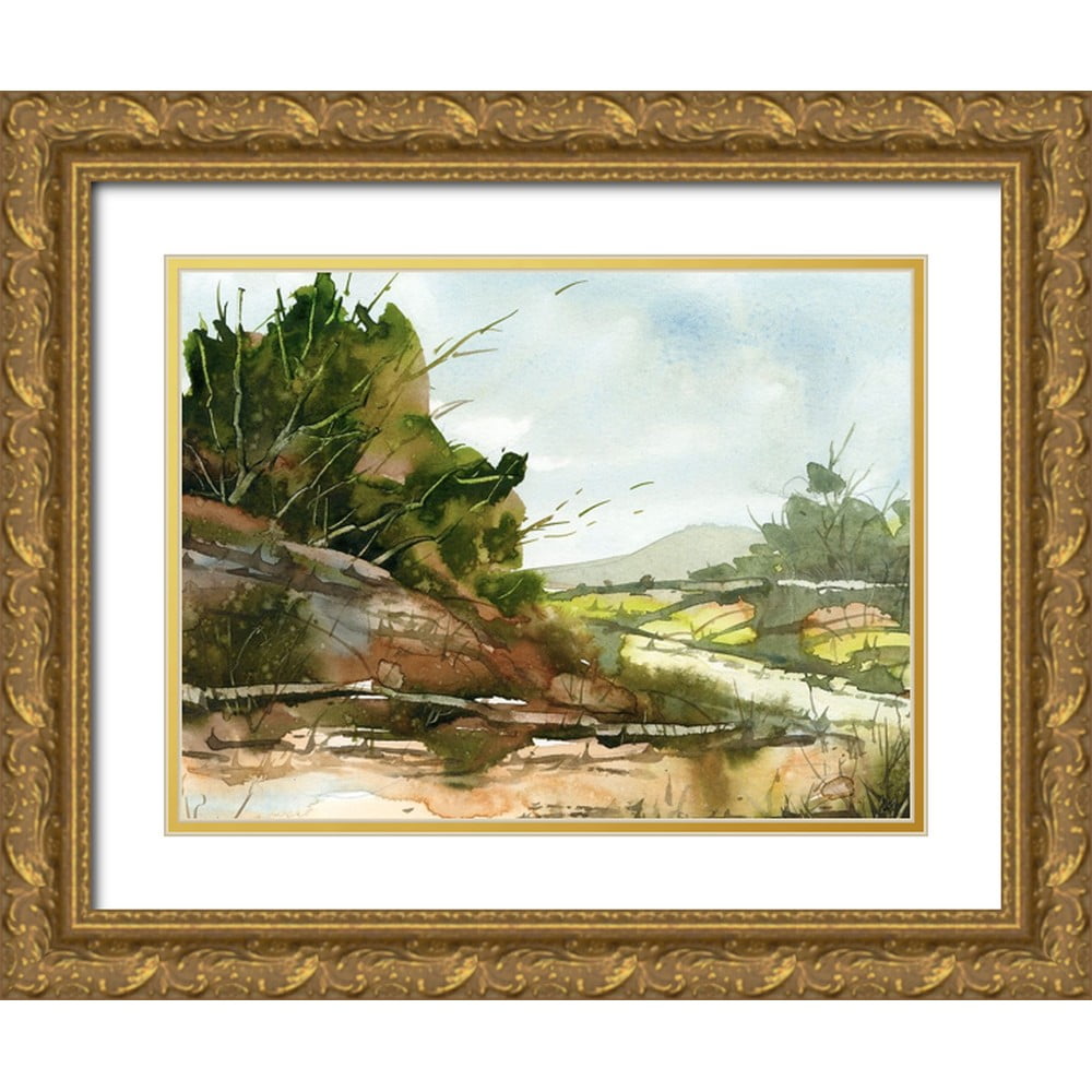 Randy Noble Fine Art 14x12 Gold Ornate Wood Framed with Double Matting ...