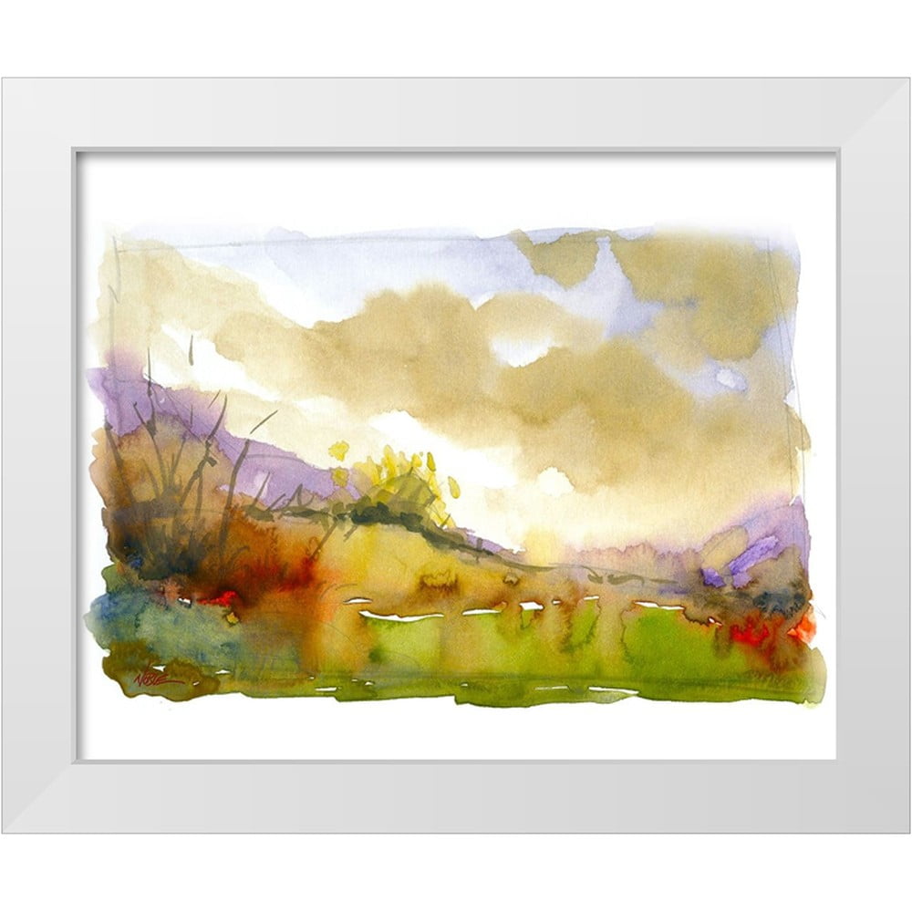 Randy Noble Fine Art 14x12 White Modern Wood Framed Museum Art Print ...