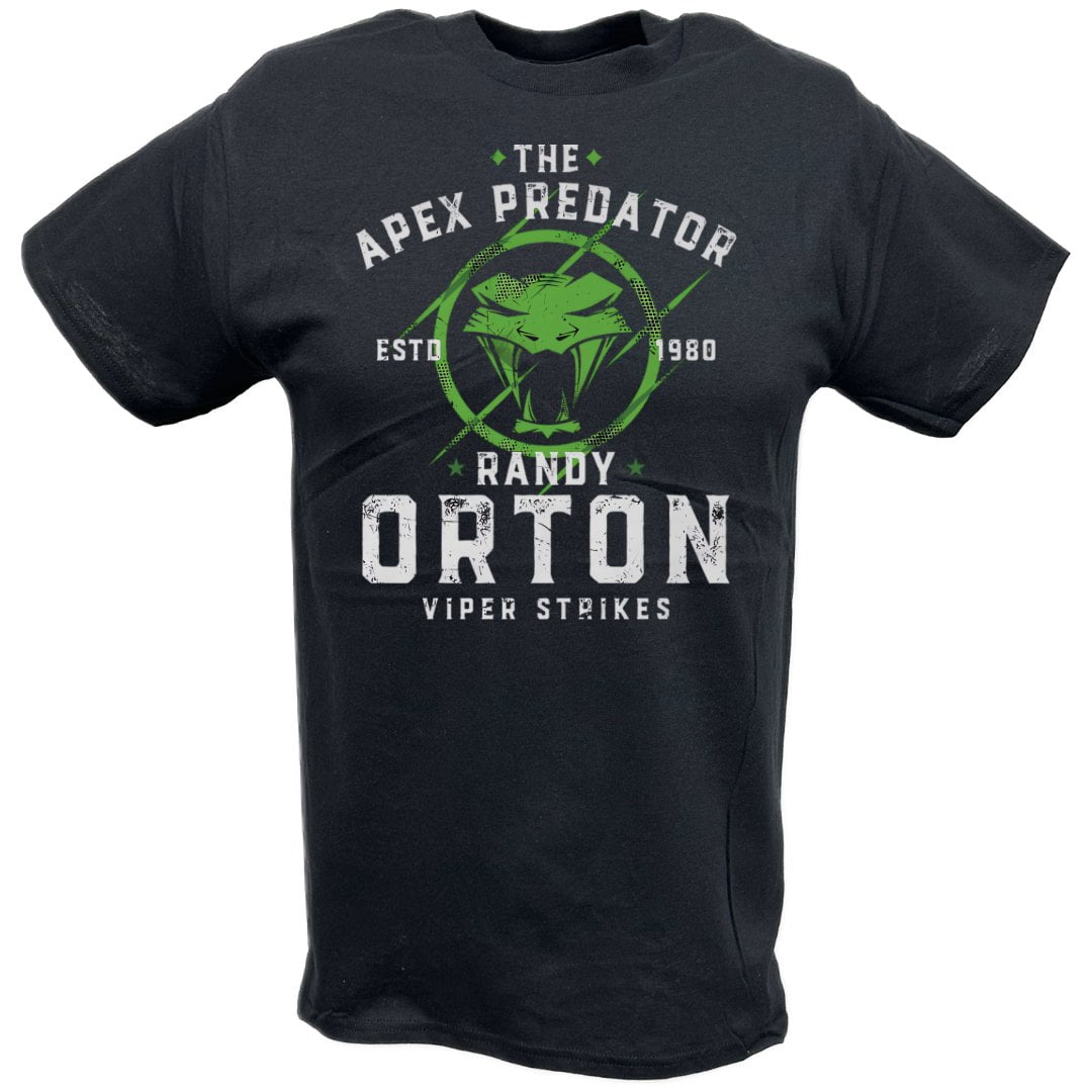Randy Orton Apex Predator Green Logo Black T-shirt - Walmart.com