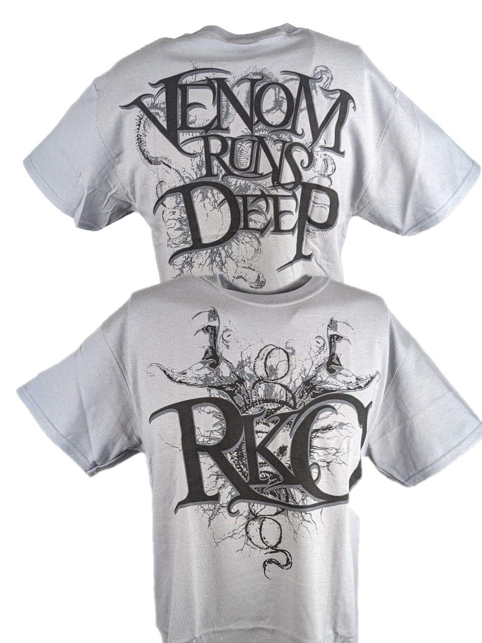 E.W.S. Randy Orton RKO Venom Runs Deep Mens T-Shirt, 100% Cotton, Crew ...