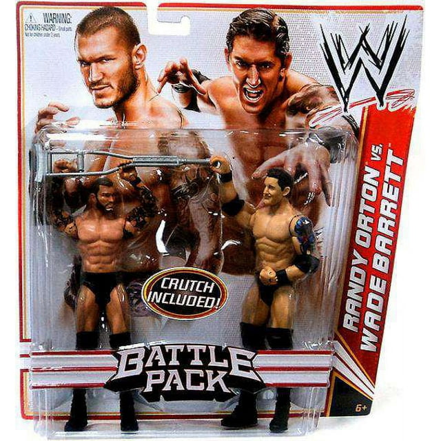 Randy Orton vs. Wade Barrett Action Figure 2-Pack Crutch Series 18 ...