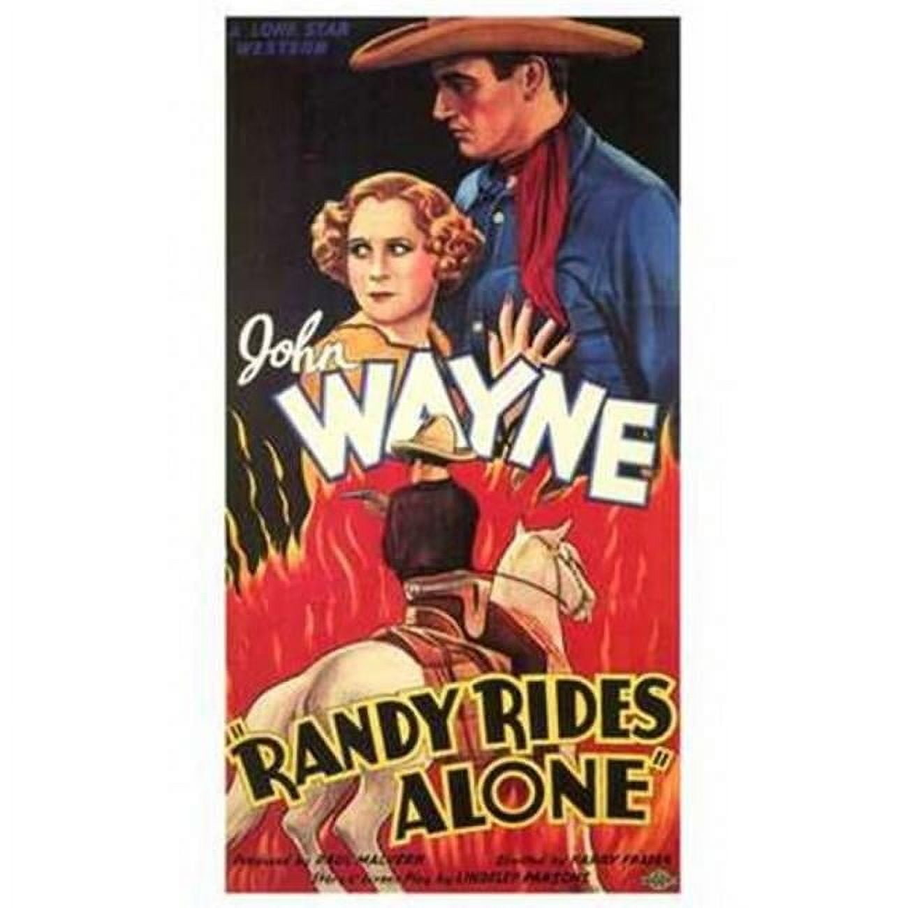 Randy Rides Alone Movie Poster - 11 x 17 in. - Walmart.com